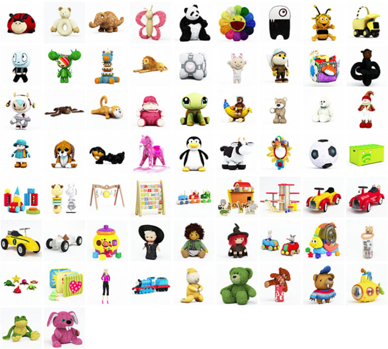 Archmodels Vol. 96 - 3D Models of Toys